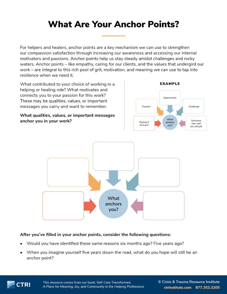 What Are Your Anchor Points? - Crisis & Trauma Resource Institute