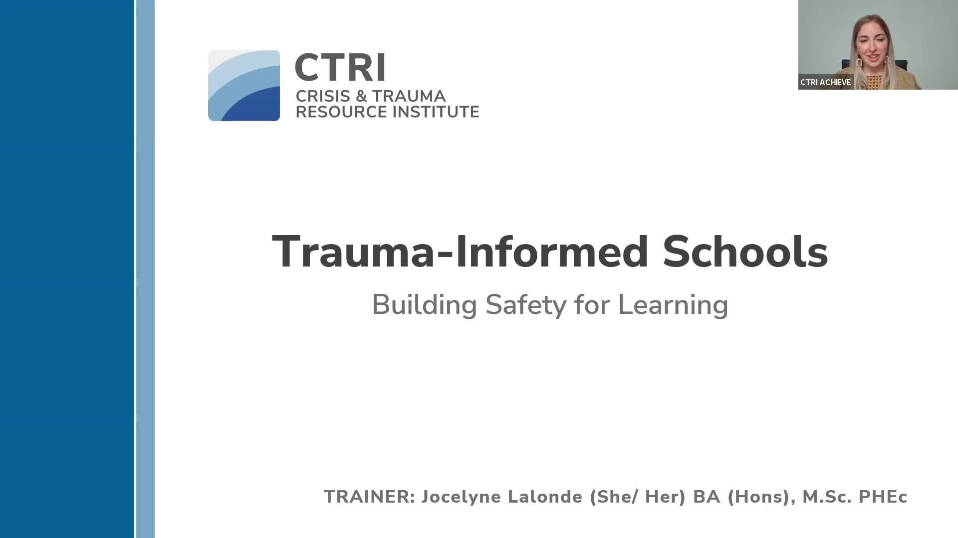 On-Demand Webinar: Trauma-Informed Schools - Crisis & Trauma Resource ...