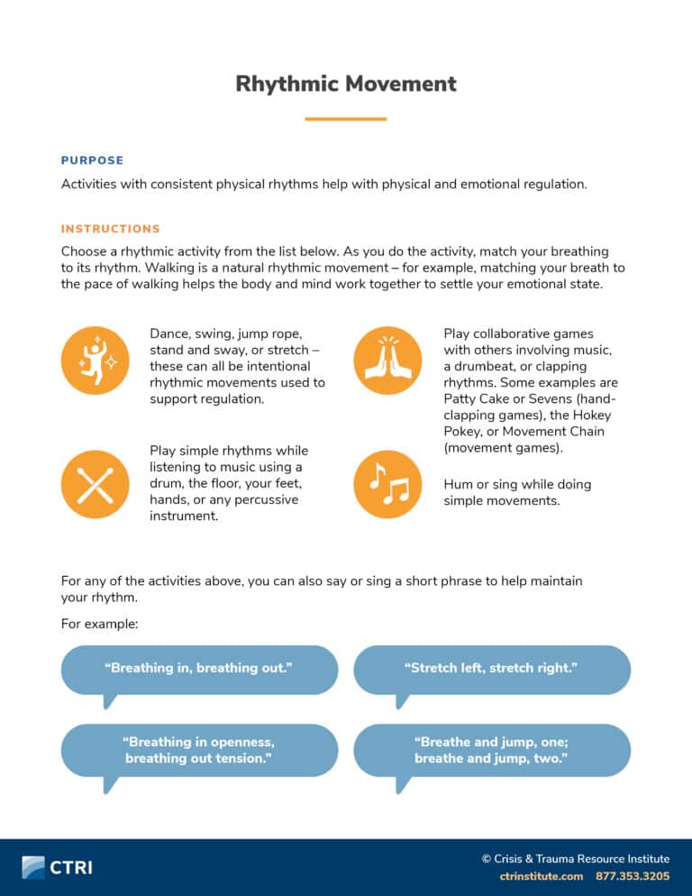 Rhythmic Movement - Crisis & Trauma Resource Institute